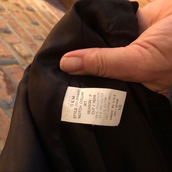 Alex Garfield | Jackets & Coats | Alex Garfield Pinstripe Pant Suit Sz ...